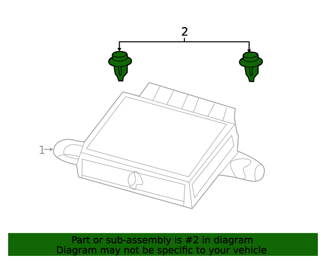 6504013 - Transmission Mount Isolator | Mopar Parts Canada