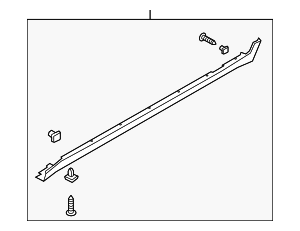87752-2K000 - Rocker Molding 2010-2011 Kia Soul | Kia.Parts Store