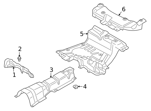 Heat Shields for 2019 Ford Transit Connect | Ford Parts Direct