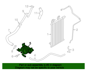21606-X280A - Automatic Transmission Oil Cooler 2020-2023 Nissan ...