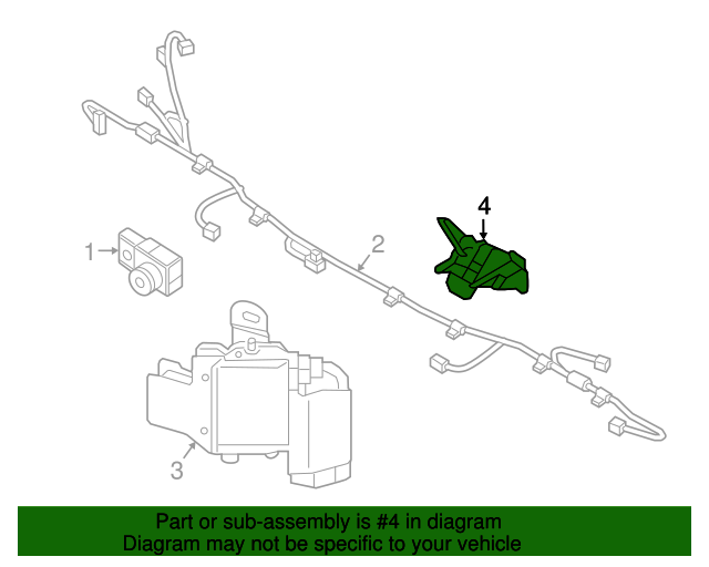 95760-C1600 - Park Assist Camera 2018-2019 Hyundai Sonata ...