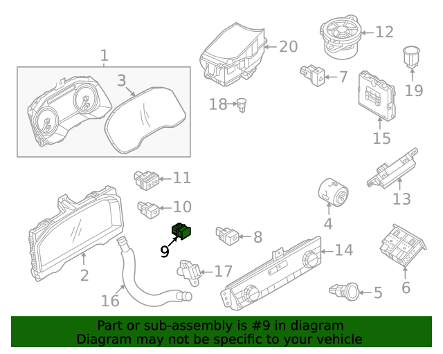 25285-6RA0A - Switch 2021-2024 Nissan | Nissan Parts & Accessories Online