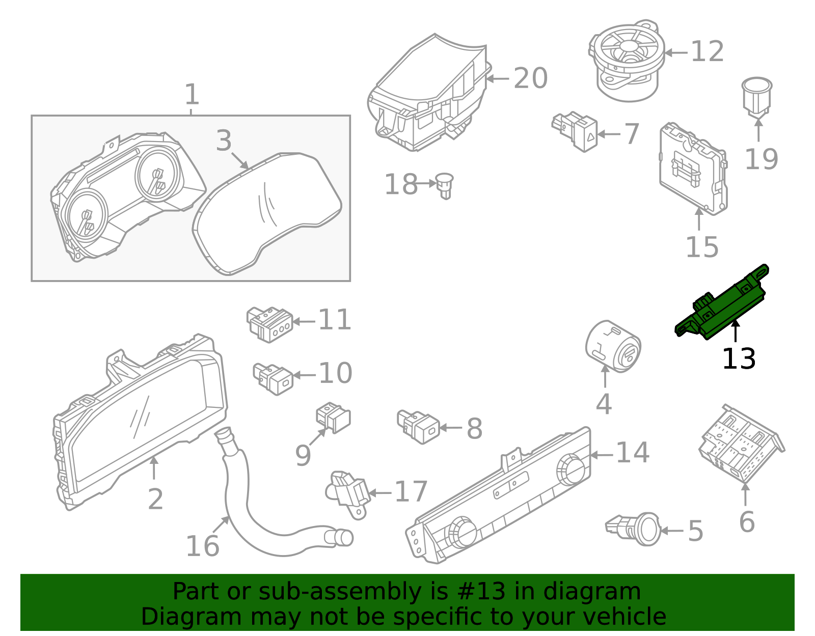 25020-6RR0A - Air Bag Lamp - 2021-2025 Nissan | Nissan OEM Parts Direct
