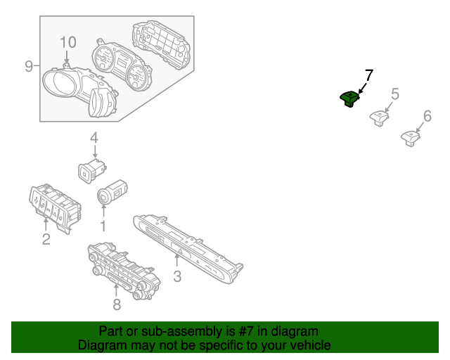 97253-3XAH0 - Temp Sensor - 2015-2021 Kia Sedona | Kia Auto Parts