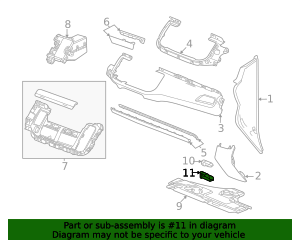 2021-2023 GM Lamp Bracket 84905682 | GMPartsDirect.com