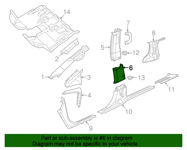 2017-2023 Chrysler Molding 5rh62dx9ag | TascaParts.com