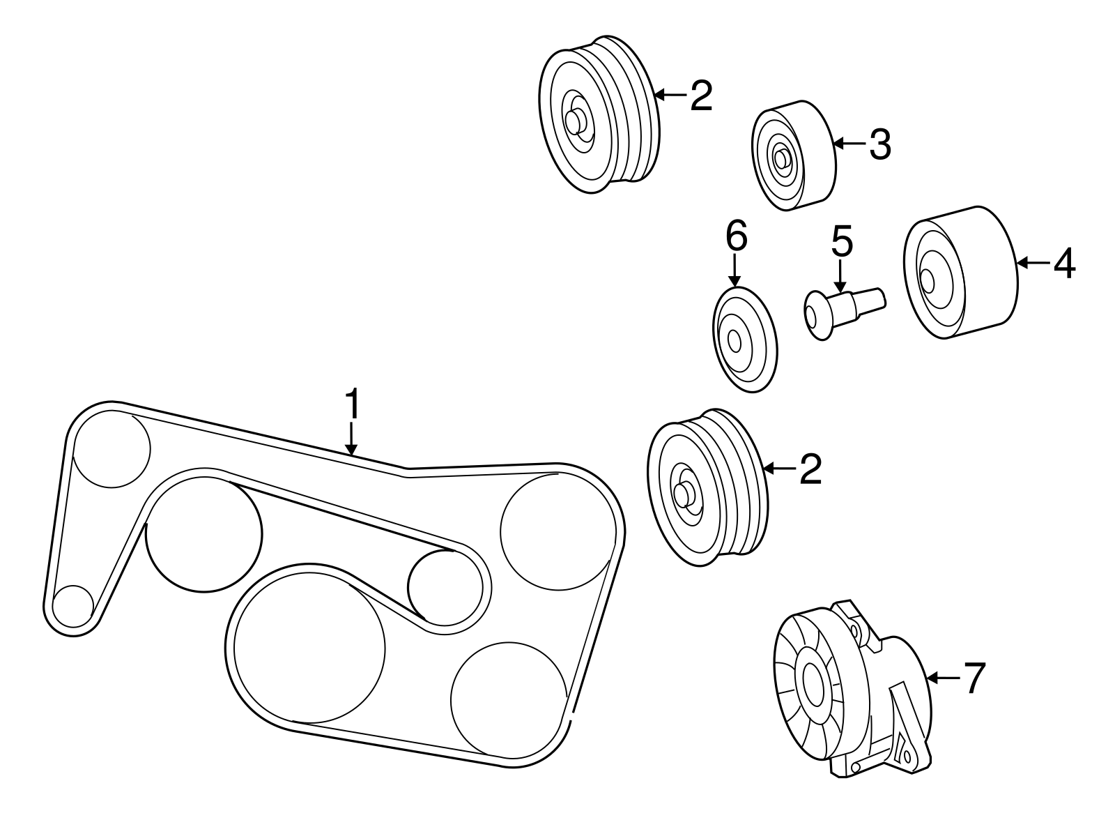 Flat Head Fit Screw 000-990-29-06 | MB OEM Parts