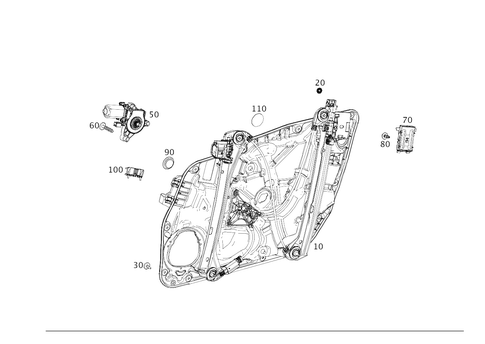Window Regulator for 2023 Mercedes-Benz CLA 250 | Mercedes-Benz USA Parts