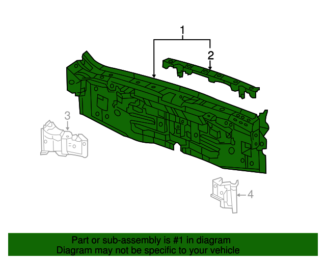 66100-TL7-A00ZZ - Panel, Rear - 2011-2014 Acura TSX | All Discount ...