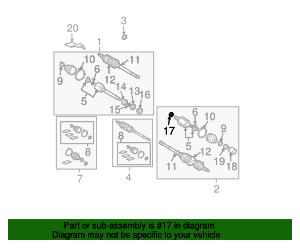 41336-07010 - CV Joint Splash Shield 2004-2009 Lexus | AutoNationParts.com