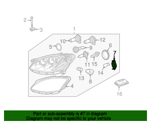 221-820-02-49 - Lamp Cover 2007-2019 Mercedes-Benz | Mercedes-Benz USA ...