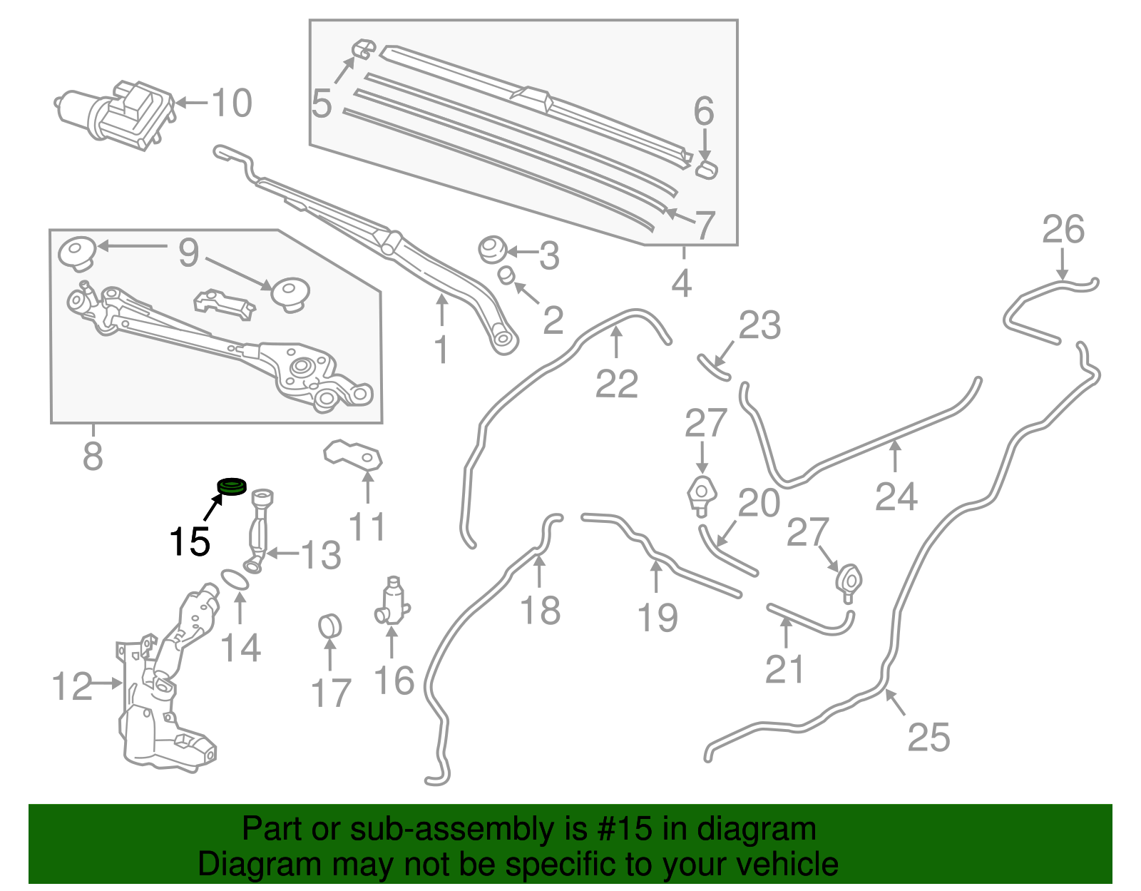 2015-2025 Honda Reservoir Cap 76802-T1W-A01 | Cheaper Honda Parts