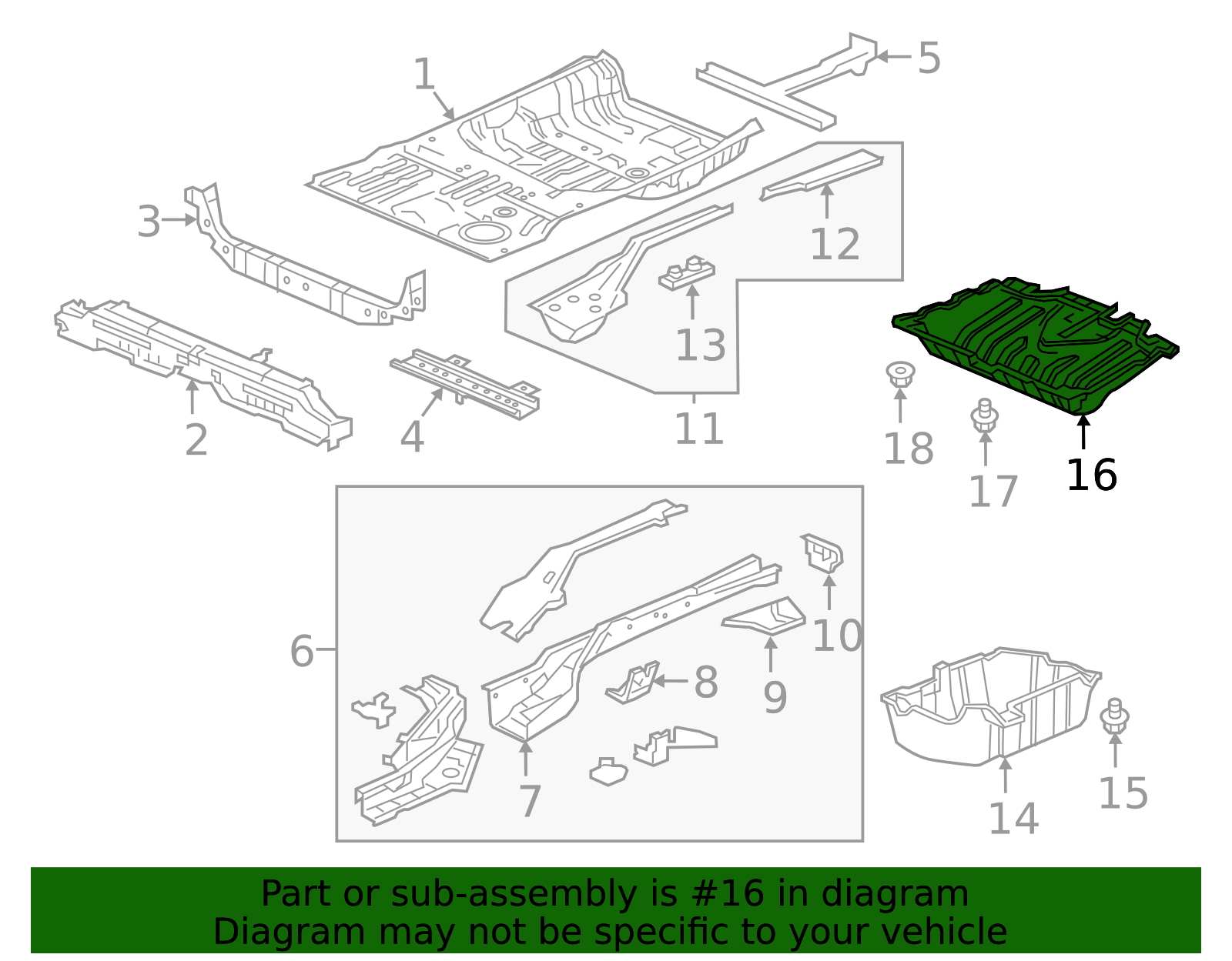 74641-TLA-A00 - 2017-2022 Honda CR-V - Cover Rear (Lower) | Honda Car ...