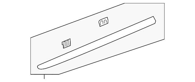 2019-2024 Acura RDX Center Molding 72352-TJB-A01 | OEM Parts Online
