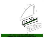 2019-2021 Acura RDX Garnish Assembly, R Front Door Middle 72312-TJB-A01 ...