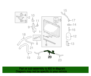 Genuine OEM Acura - Pipe C (Atf) Part# 25210-RL8-000 | Acura Parts For Less