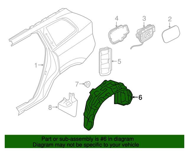 Wheel Arch Liner 32392475 | TascaParts.com