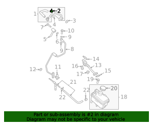 25482-18006 - Inlet Hose Clamp 2020-2025 Hyundai | AutoNation Parts
