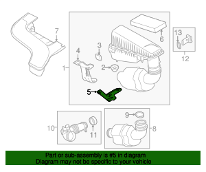 2016-2018 BMW X5 Air Cleaner Assembly Bracket 13-71-8-626-743 | OEM ...