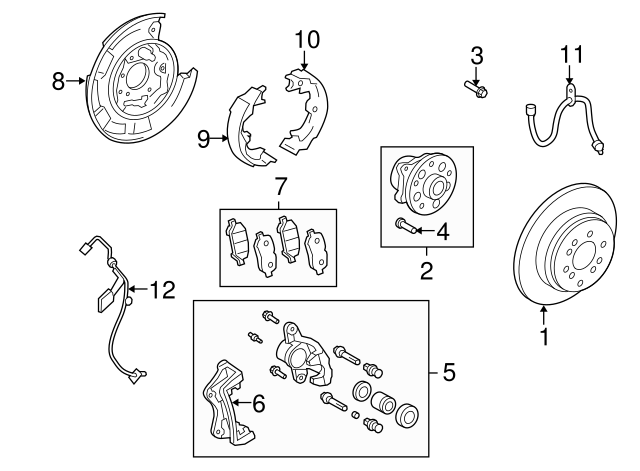 424100E050 - 2011-2013 Toyota Front Left Driver's Windshield Wiper ...