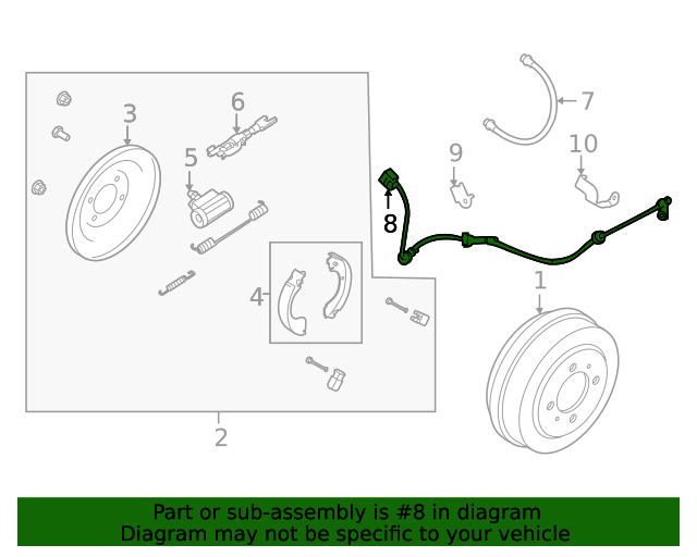 2020-2024 Nissan Sentra ABS Sensor 47900-6LB0A | OEM Parts Online