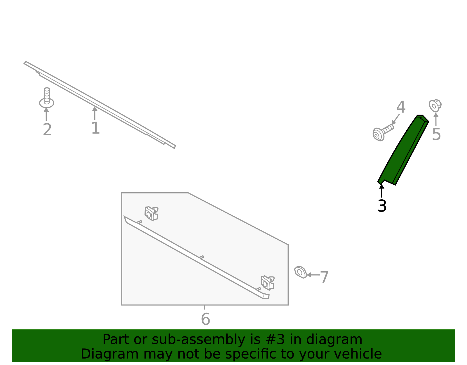 EP5Z-14A626-BA - Keyboard Actuator 2013-2020 Ford | Big 3 Auto Parts