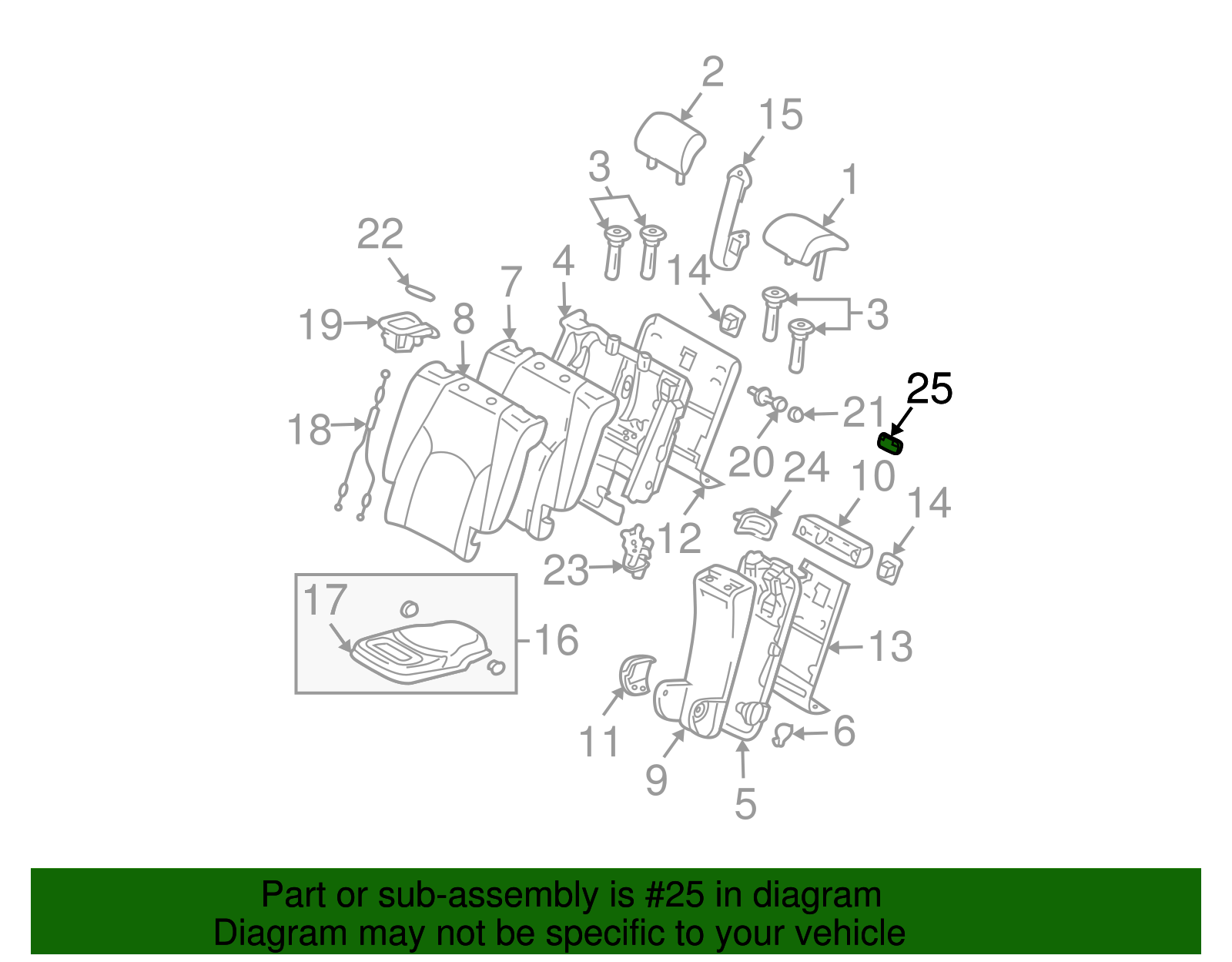 72661-0E010-A0 - Lever 2004-2009 Lexus | Longo Lexus Parts