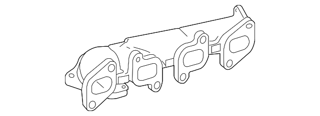 651-140-09-09 - Exhaust Manifold 2013-2017 Mercedes-Benz | Mercedes ...