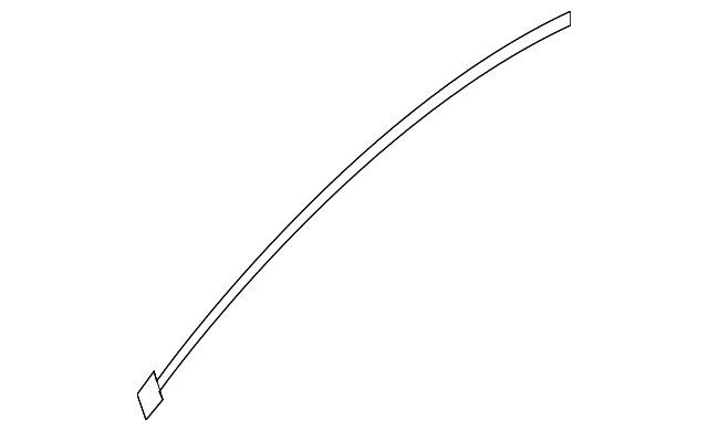 2005-2013 Chevrolet Corvette Driver Side Hood Seal 15881441 GM ...