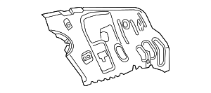 2016-2023 Chevrolet Camaro Passenger Side Quarter Inner Panel 84768388 ...