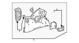 2016-2024 Chevrolet Camaro Rear Passenger Side Wheelhouse Inner Panel ...