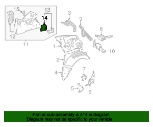 2013-2020 GM Mount Plate 22870688 | GMPartsDirect.com