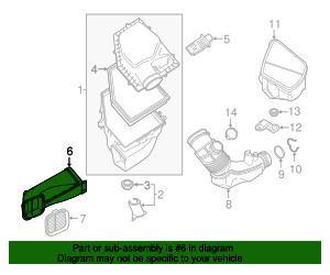 13-71-8-635-093 - Engine Air Intake Hose 2018-2024 BMW ...