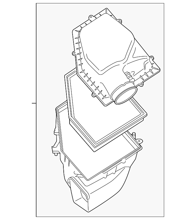 Genuine Air Cleaner Assembly for 2018-2024 BMW | OEM Part# 13-71-8-620 ...