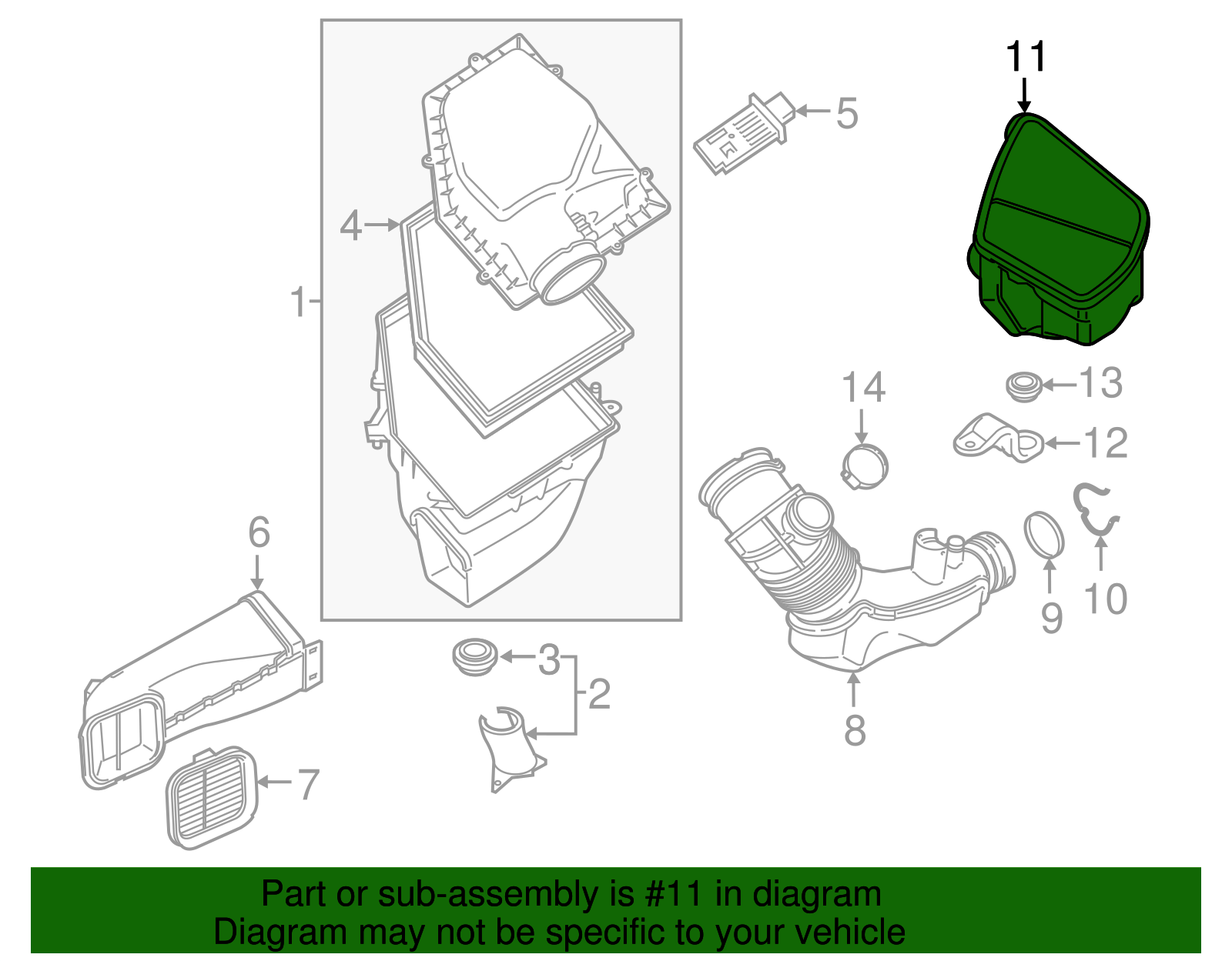 2018-2024 BMW Resonator 13718635110 | OEM Parts Online