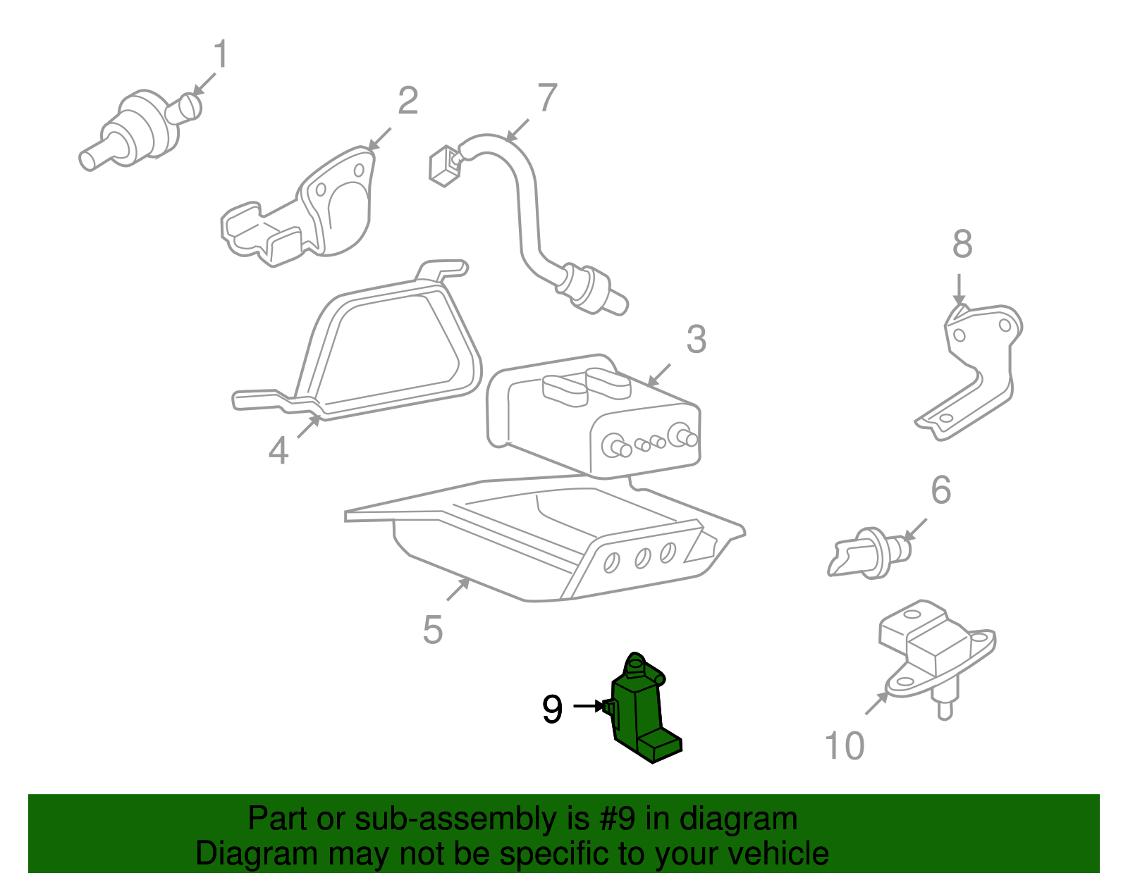 2004-2006 Kia Amanti Egr Valve 28450-35560 | OEM Parts Online