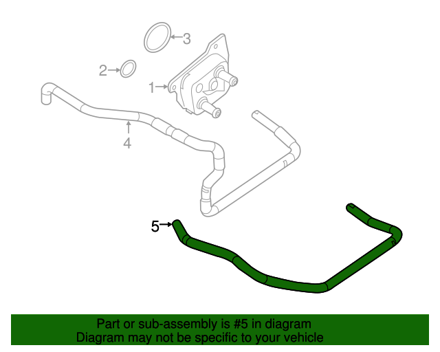 21306-4BA0B - Water Hose 2014-2021 Nissan Rogue | Nissan Parts ...