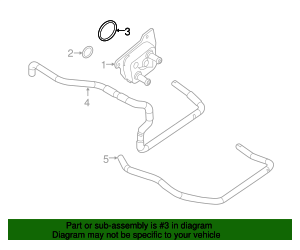 15066-3TA0C - Oil Cooler Seal 2015-2016 Nissan Rogue | Nissan Parts ...