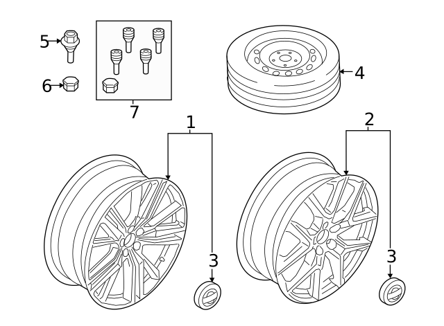 2016-2022 Volvo Wheel Bolt Cap 31423906 | NewAutoParts.com