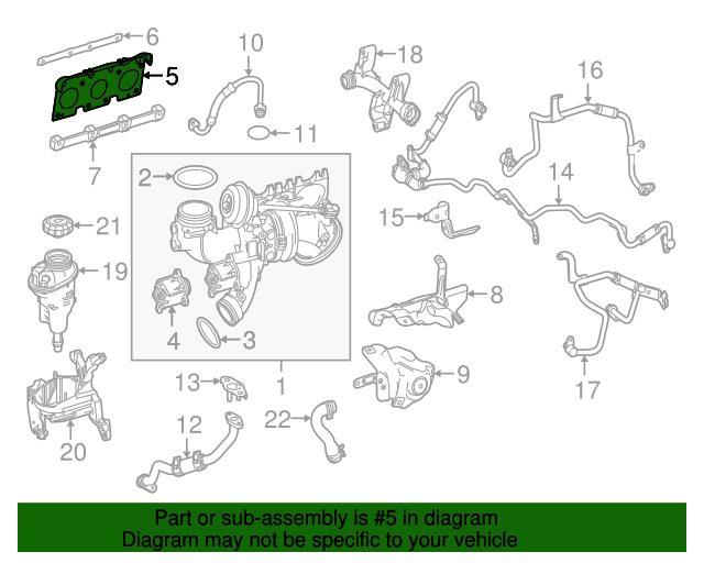 276-142-03-80 - Gasket 2015-2023 Mercedes-Benz | AutoNationParts.com