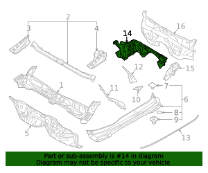 2020-2023 Subaru Engine Compartment Insulation 90815AN01A | QuirkParts