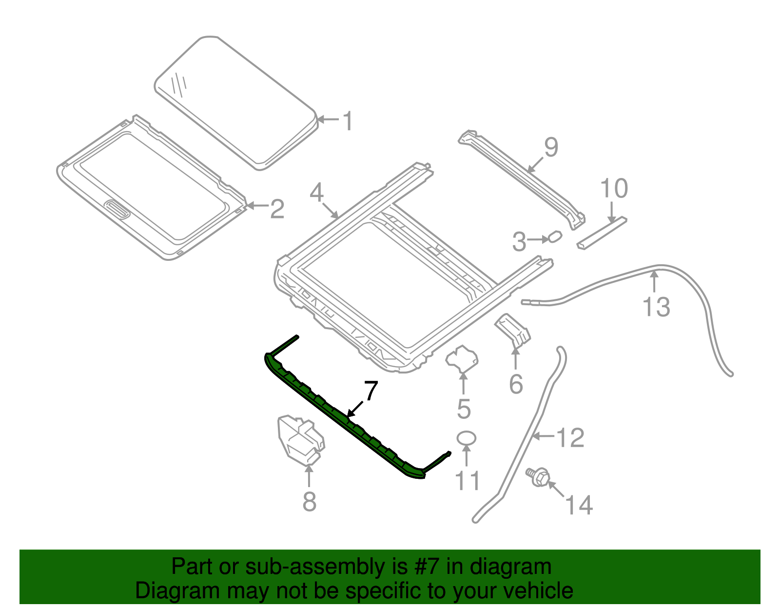 91280-9N01A - Deflector - 2008-2014 Nissan | Nissan OEM Parts Direct