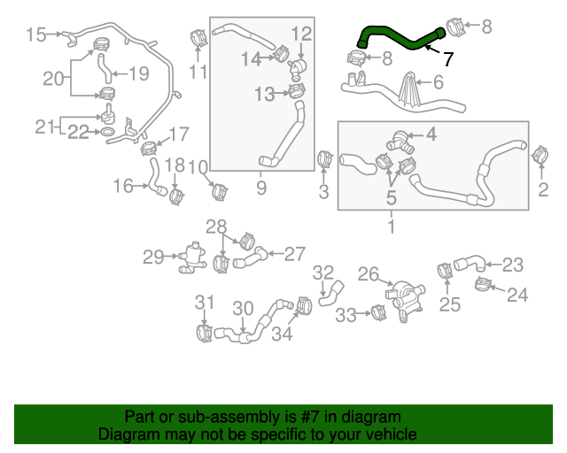 2015-2023 Audi Hose 5Q0-121-058-AE | OEM Parts Online