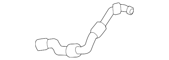 2015-2017 Volkswagen Upper Hose 5Q0-122-101-EA | QuirkParts