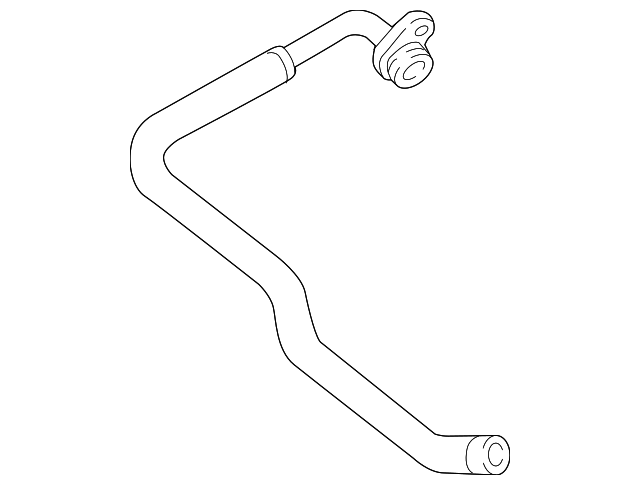 2018-2020 Audi Q5 Turbocharger Coolant Line 06L-121-497-T | Audi USA Parts