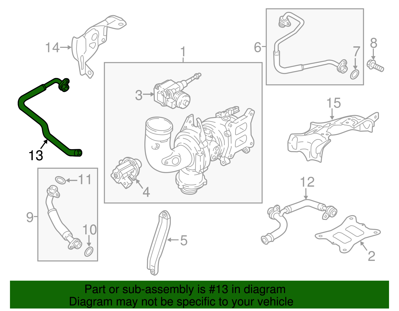 2018-2020 Audi Q5 Return Line 06L-121-492-M | OEM Parts Online