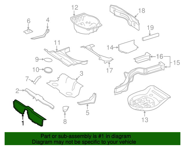 221-610-06-17 - Front Cross-Member 2007-2014 Mercedes-Benz | Mercedes ...