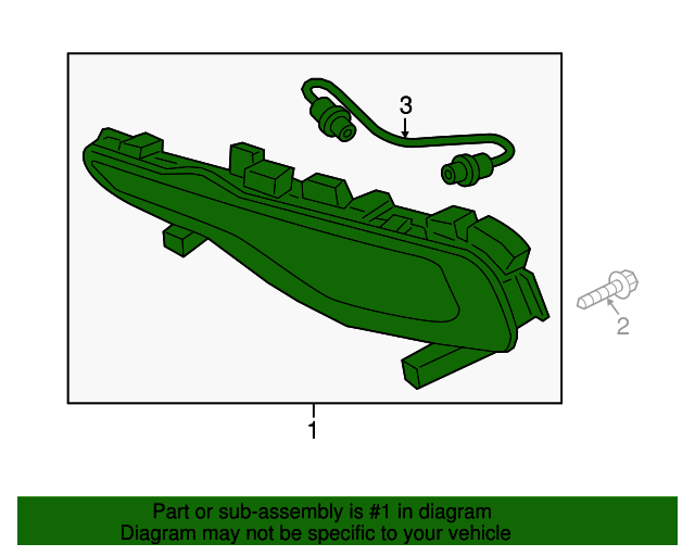 92201-3T220 - Fog Lamp Assembly 2015-2017 Kia K900 | Genuine Kia Parts