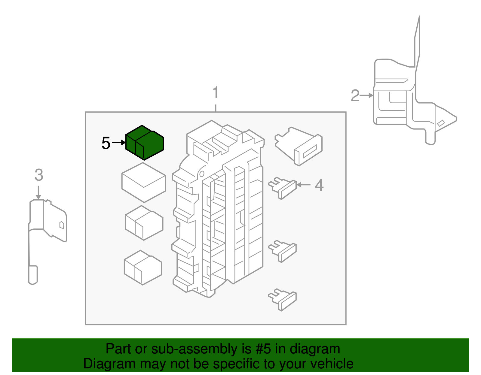 2013-2025 Nissan Relay 25230-7990A | Nissan Parts Central