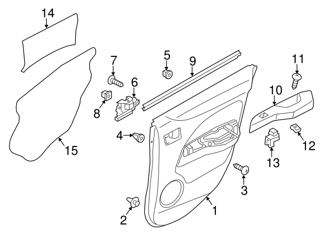 Genuine OEM Window Switch Part# 8608A320 Fits 2017-2023 Mitsubishi: Up ...